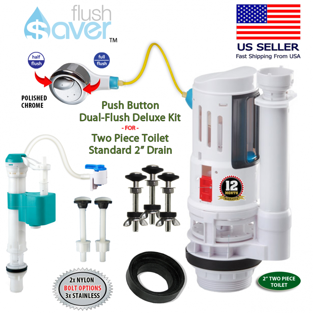 FlushMinder G4 Deluxe Kit | Hands Free Automatic Dual Flush | Lever ...