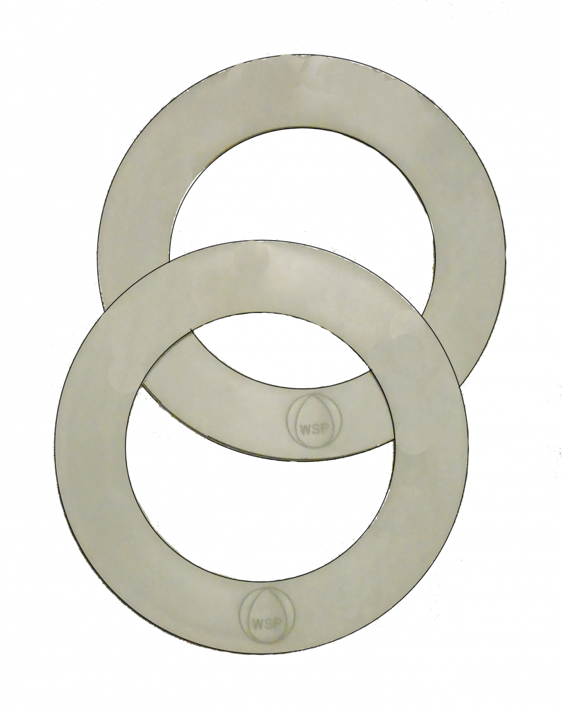 Large Plastic ABS Shim Spacer Washers 81mm x 125mm Toilet Drain Adapter ...